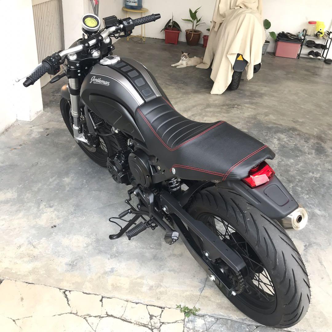 GPX Gentleman 200 Cafe Racer, Motorbikes on Carousell
