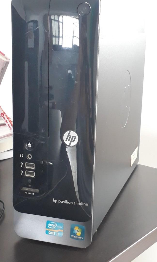 hp pavillion slimline core i3, Computers & Tech, Desktops on Carousell