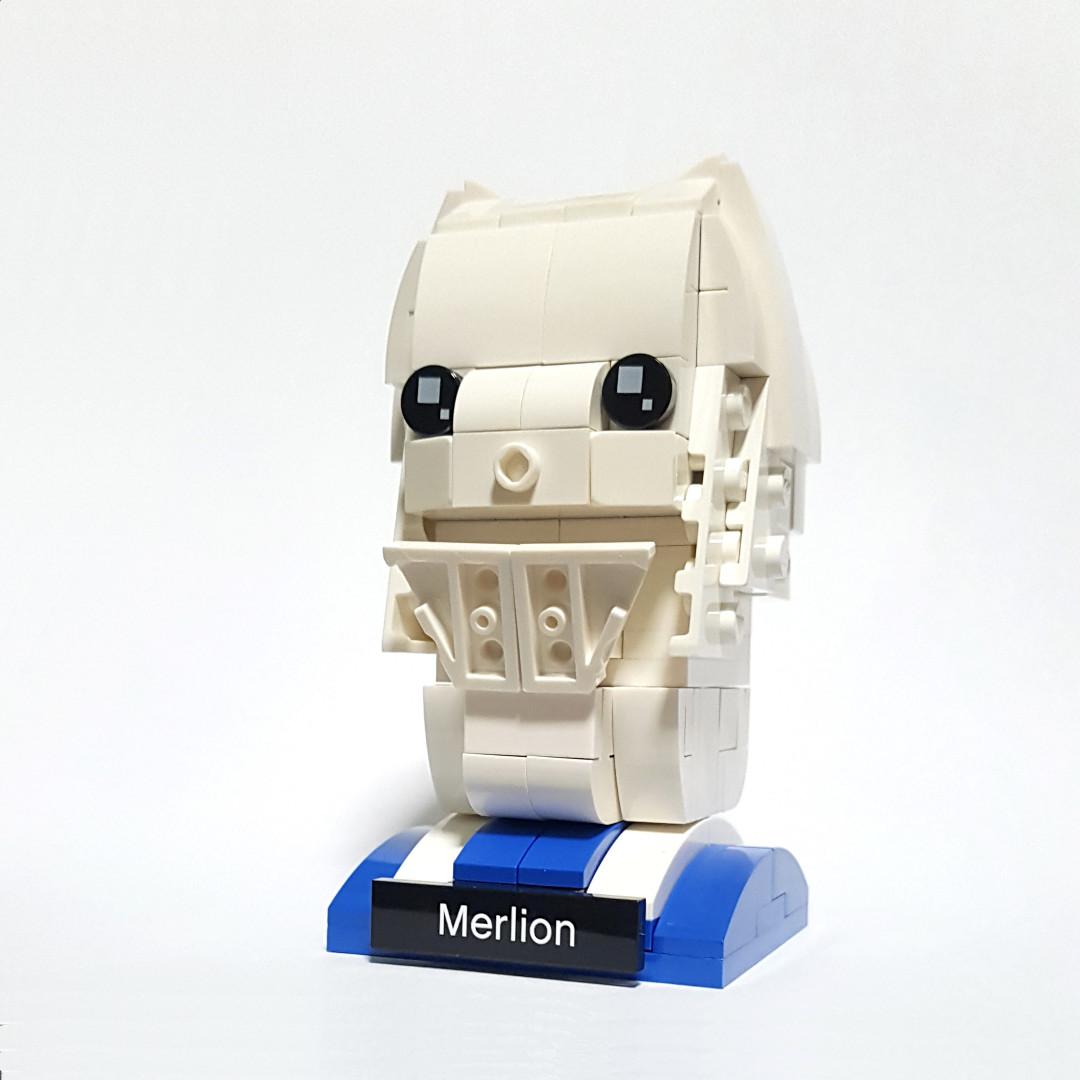 LEGO Brickheadz Merlion Custom, Hobbies & Toys, Toys & Games on Carousell
