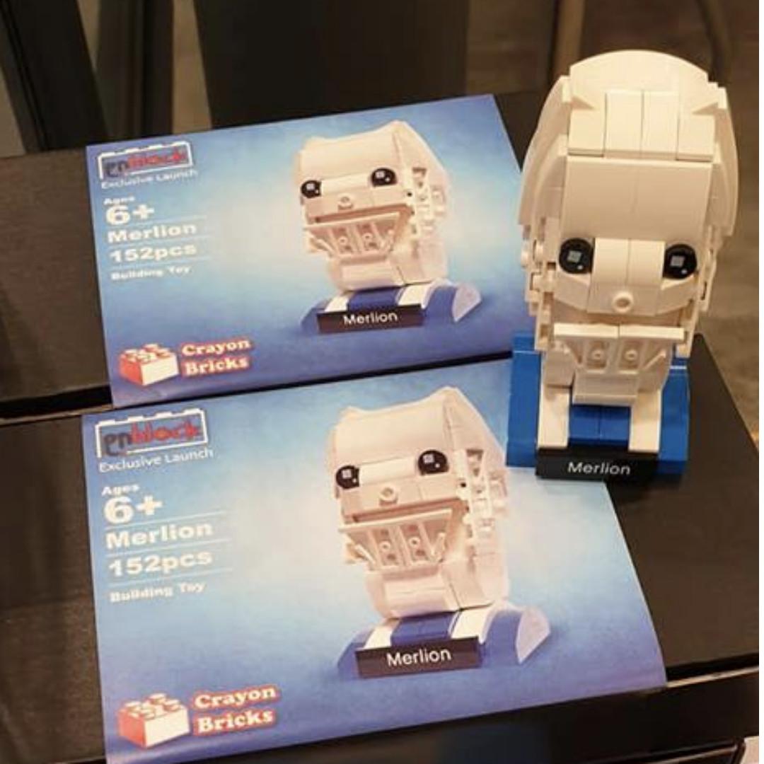 LEGO Brickheadz Merlion Custom, Hobbies & Toys, Toys & Games on Carousell