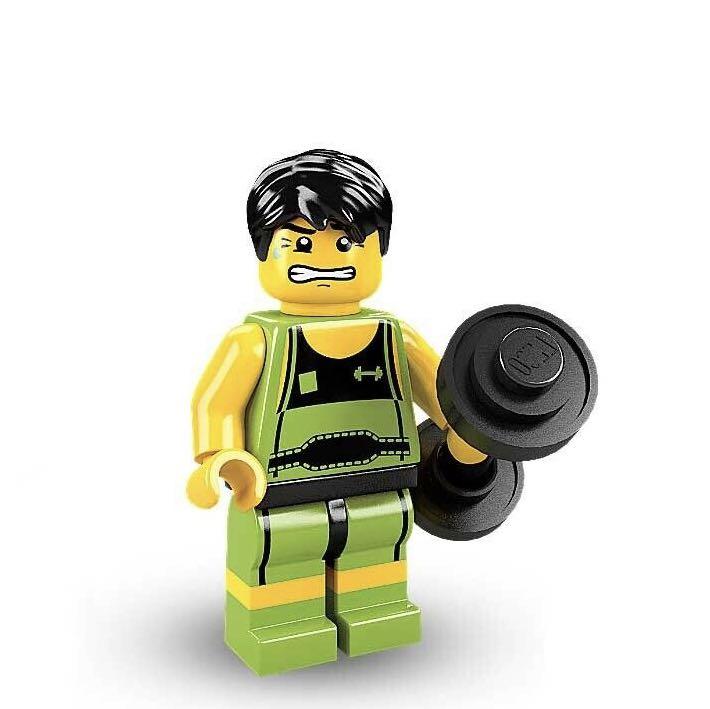 LEGO Minifigure - Weightlifter, Hobbies & Toys, Toys & Games on Carousell