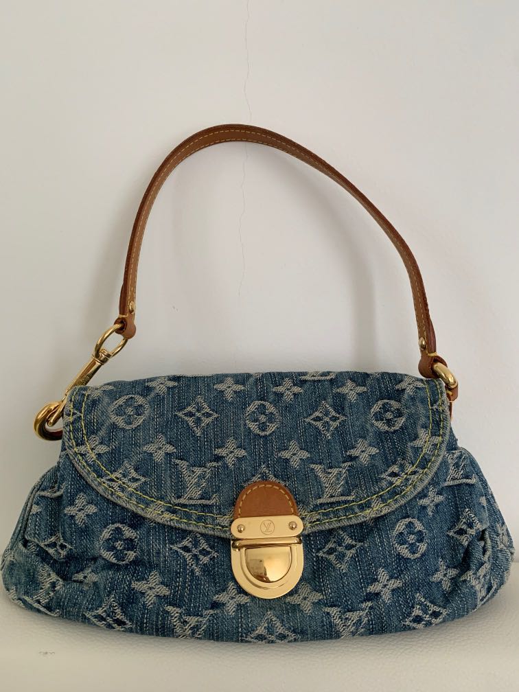 Louis Vuitton Lv Pleaty Denim Bag, Luxury, Bags & Wallets on Carousell