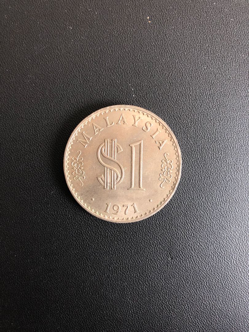 Malaysia 1971 RM1 Coin (London Mint), Hobbies & Toys, Collectibles ...