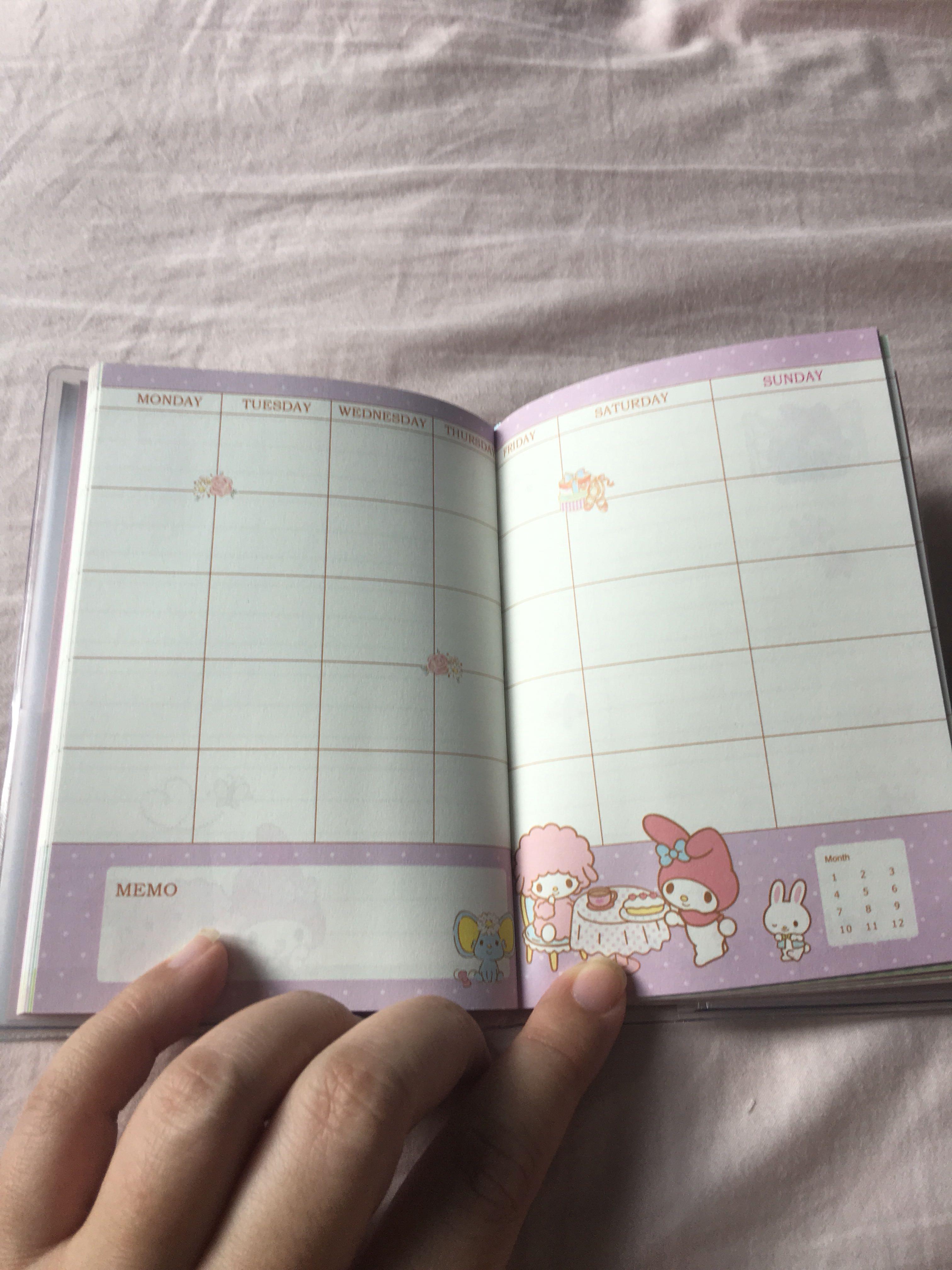 My Melody Planner (Small), Hobbies & Toys, Stationery & Craft ...
