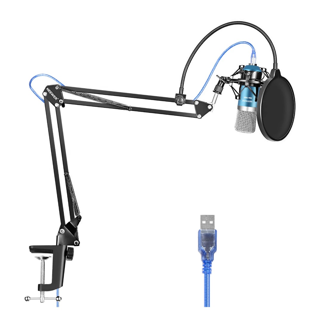 Neewer NW-7000 USB Microphone 4-in-1 kit for Windows and Mac, Audio ...