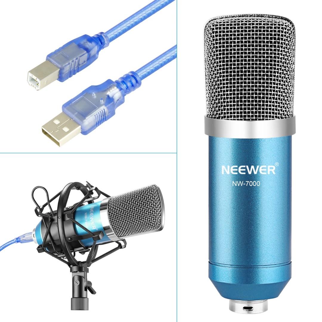 Neewer NW-7000 USB Microphone 4-in-1 kit for Windows and Mac, Audio ...