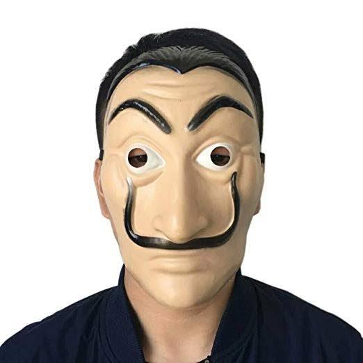 ON HAND! Money Heist Salvador Dali Mask La Casa De Papel Costume ...