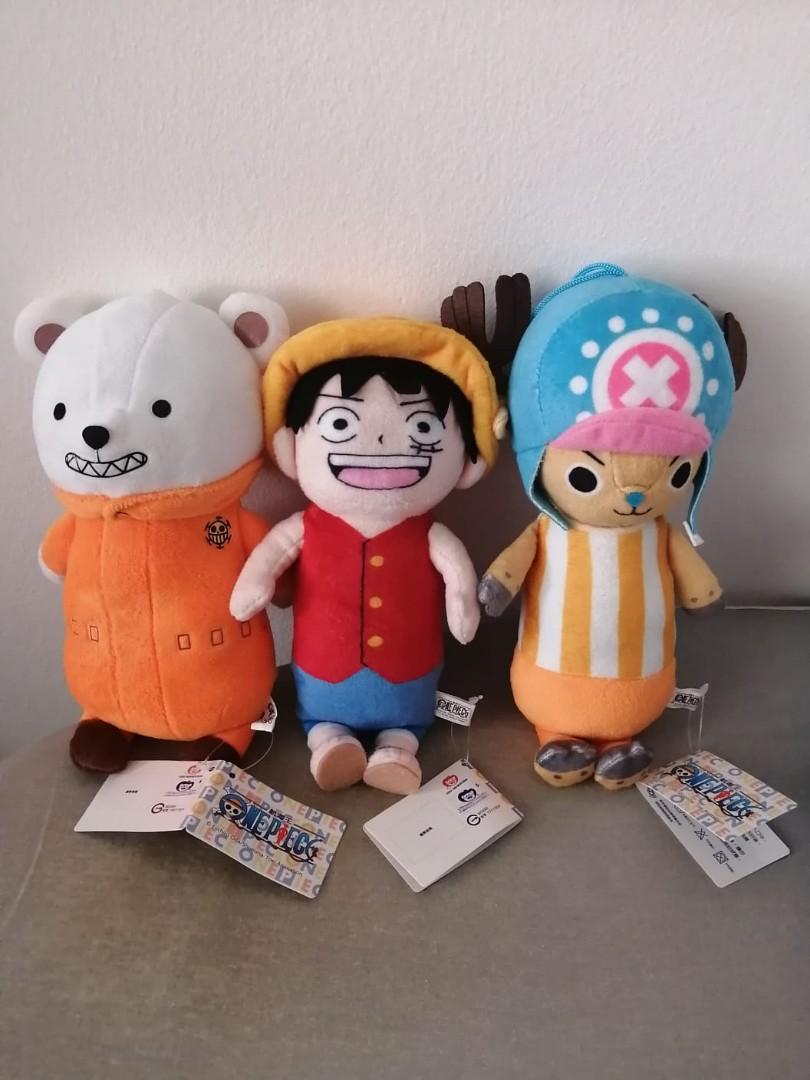Toei Animation One Piece Luffy, Chopper and Bebo Soft Toy, Hobbies ...