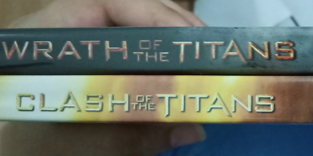Original Clash of the titans and Wrath of the titans DVDs Movies ...