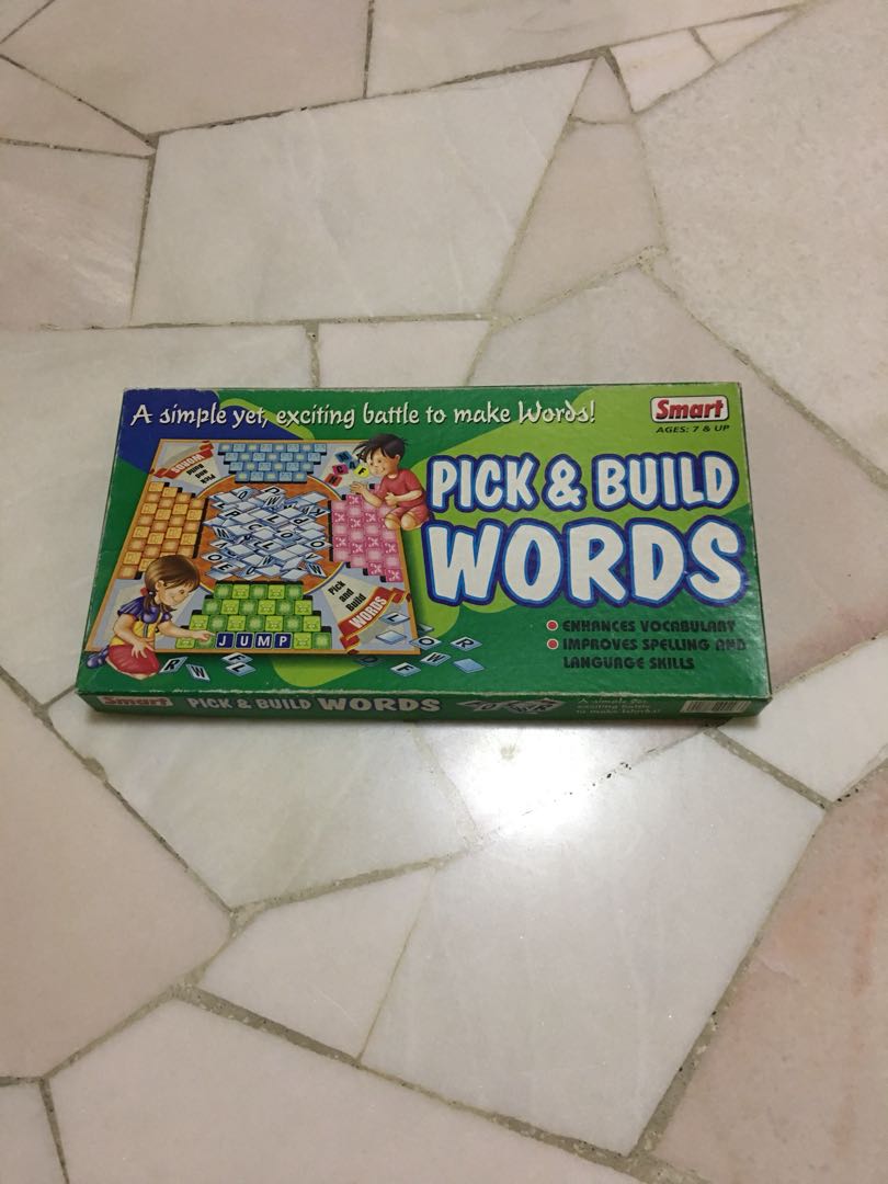 Pick and build word game, Hobbies & Toys, Toys & Games on Carousell