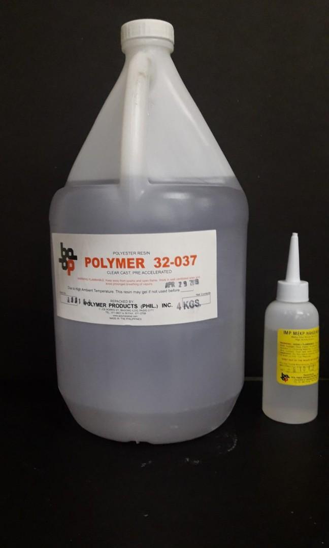 Polyester Resin (clear cast 3kg with hardener), Hobbies & Toys ...
