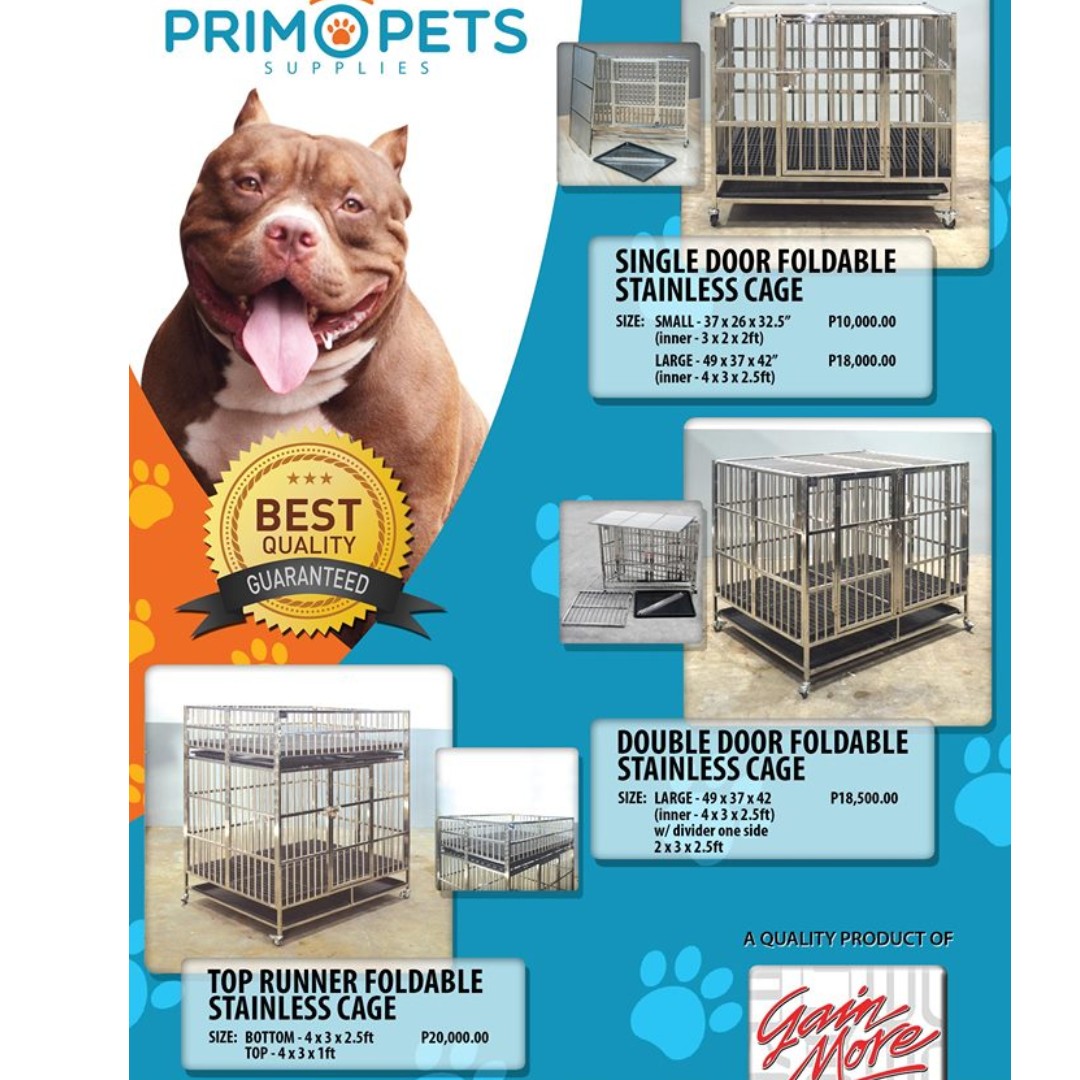 Primo dog cage, Pet Supplies, Homes & Other Pet Accessories on Carousell