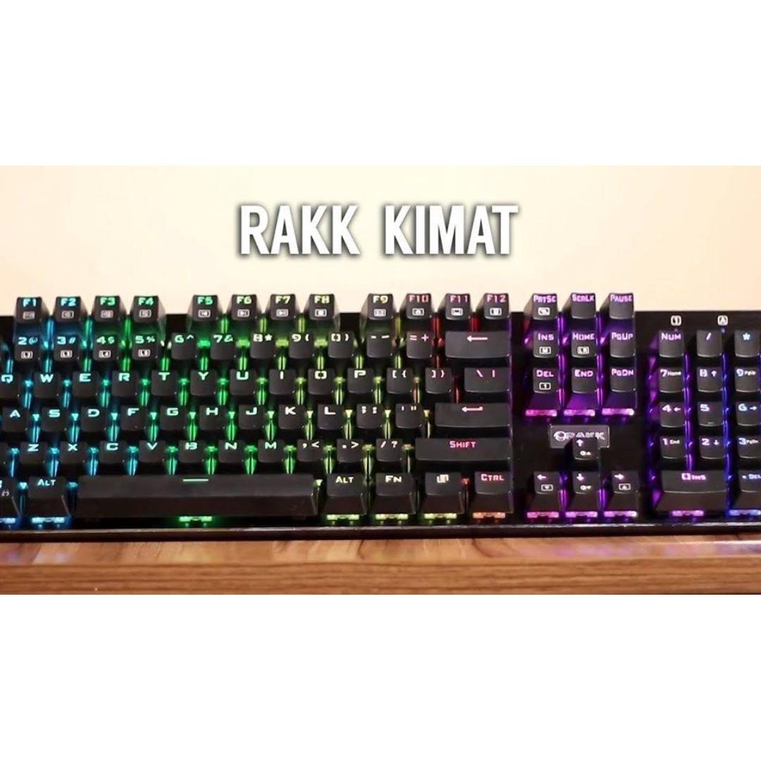Rakk Kimat XT v1 RGB Mechanical Gaming Keyboard, Computers & Tech ...
