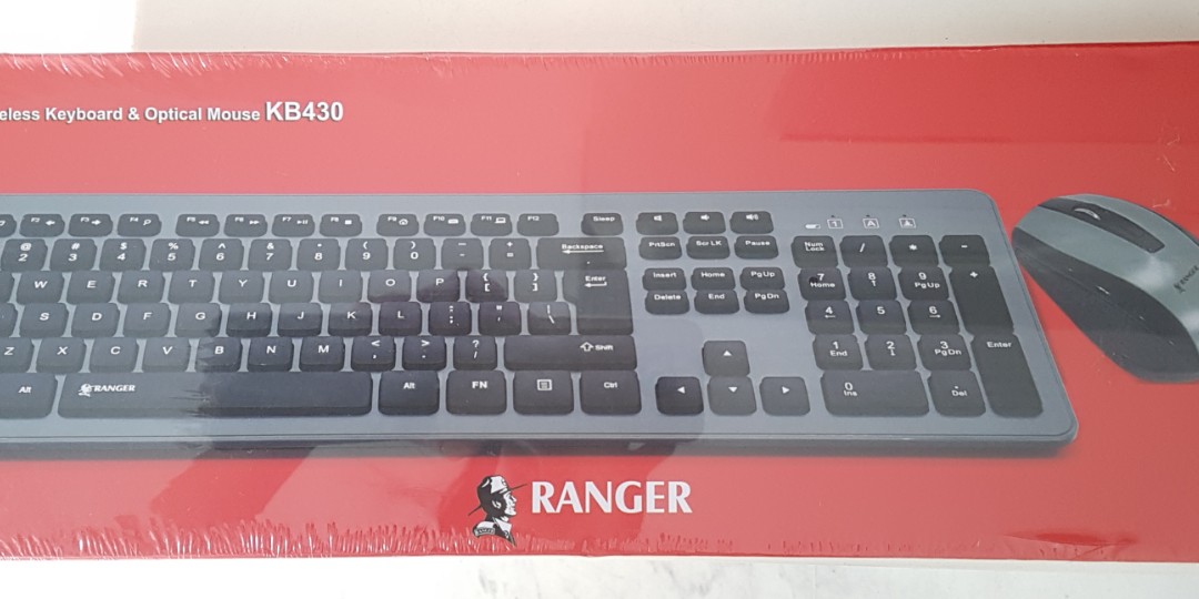 Ranger Wireless Keyboard & Mouse KB430, Electronics, Computer Parts ...