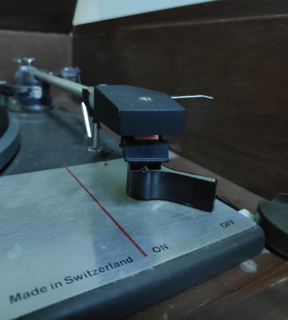 Rare Vintage Lenco turntable, L75 with original tone arm, turntable ...