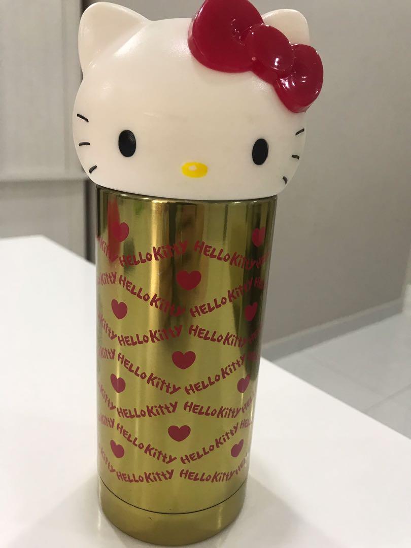 Sanrio original Hello Kitty thermos bottle, Furniture & Home Living, Kitchenware & Tableware ...