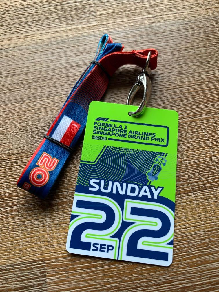 Singapore Grand Prix Race Day Ticket (Empress Grand Stand), Tickets ...