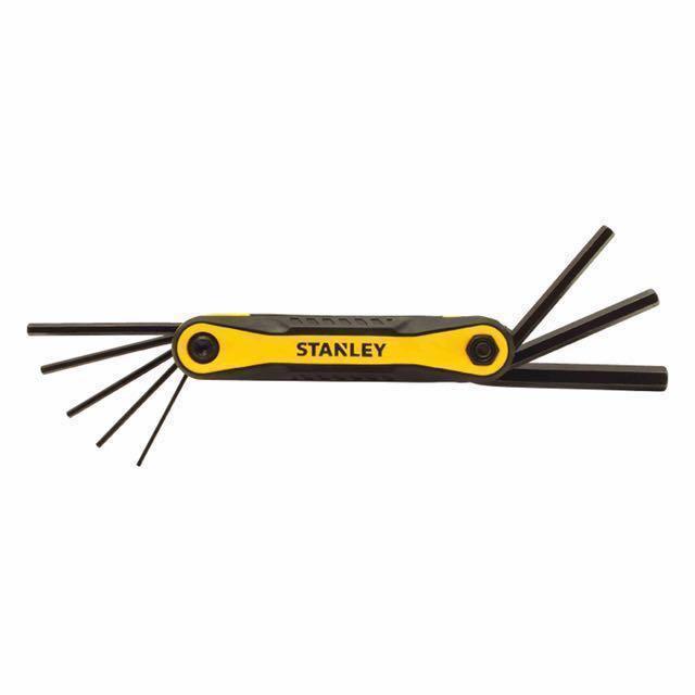Stanley 8 Pieces Folding Metric Hex (allen) Key Set, Motorcycles ...