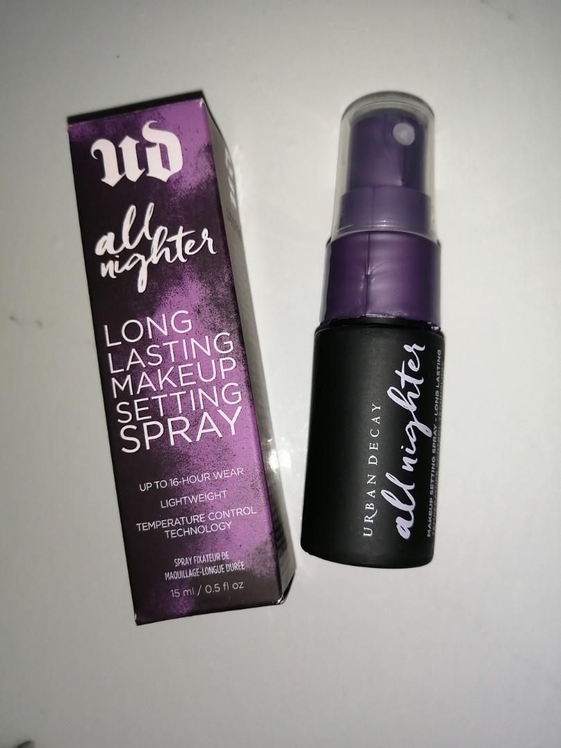 Urban decay all nighter setting spray 15ML, Beauty & Personal Care ...