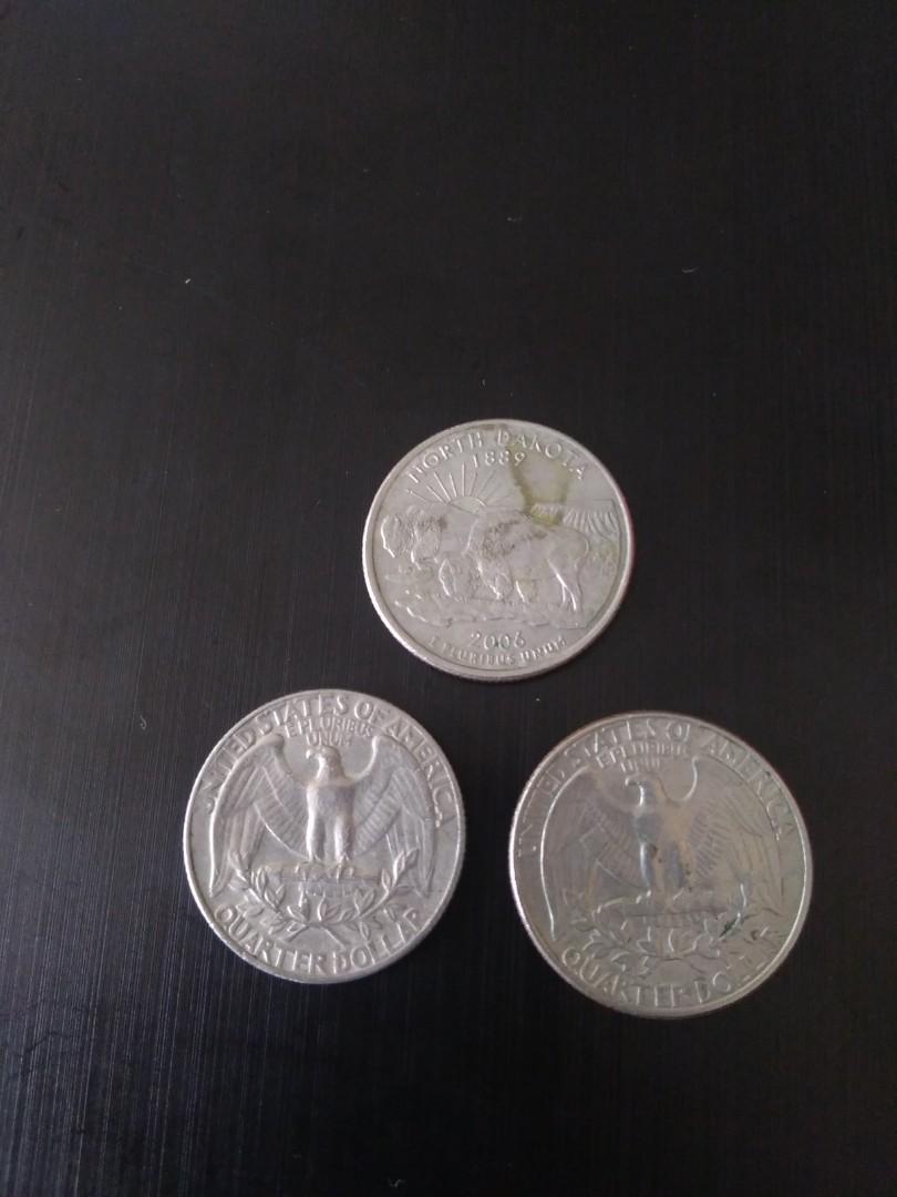 US coin, quarter dollar, variations, vintage, Hobbies & Toys ...