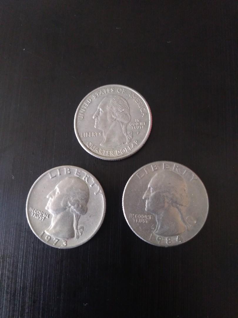 US coin, quarter dollar, variations, vintage, Hobbies & Toys ...