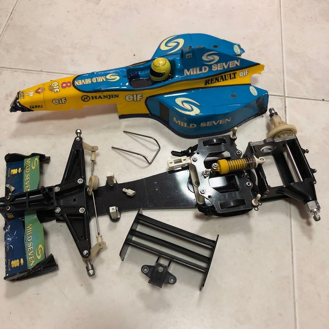 Used Vintage Tamiya RC F1 F102 chassis set, Hobbies & Toys, Toys ...