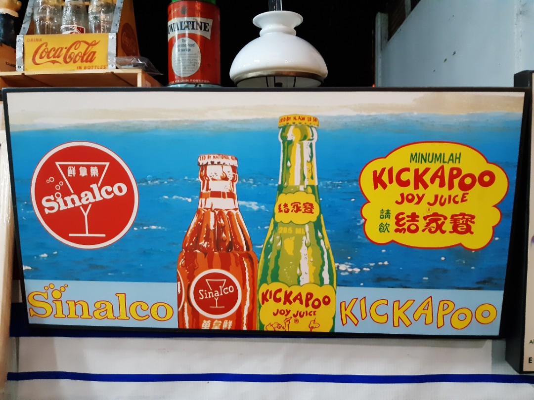 VINTAGE KICKAPOO/SINALCO POSTER, Hobbies & Toys, Collectibles ...