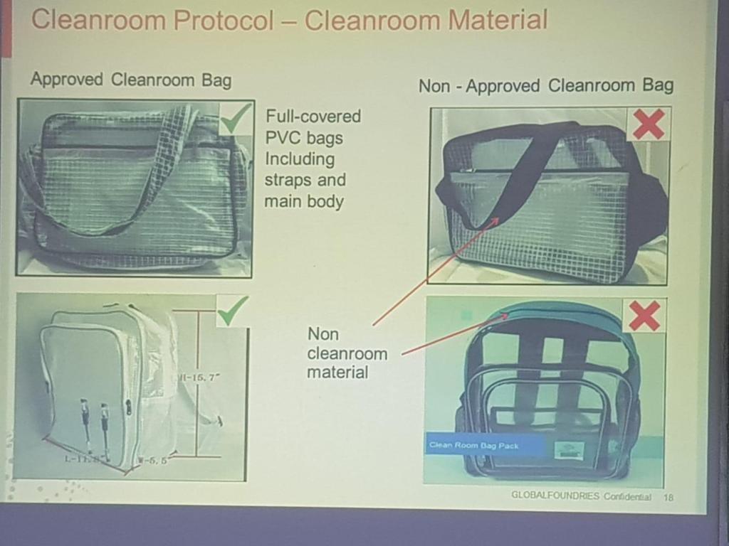 Wafer Fab CleanRoom Transparent Sling Bag, Everything Else on Carousell