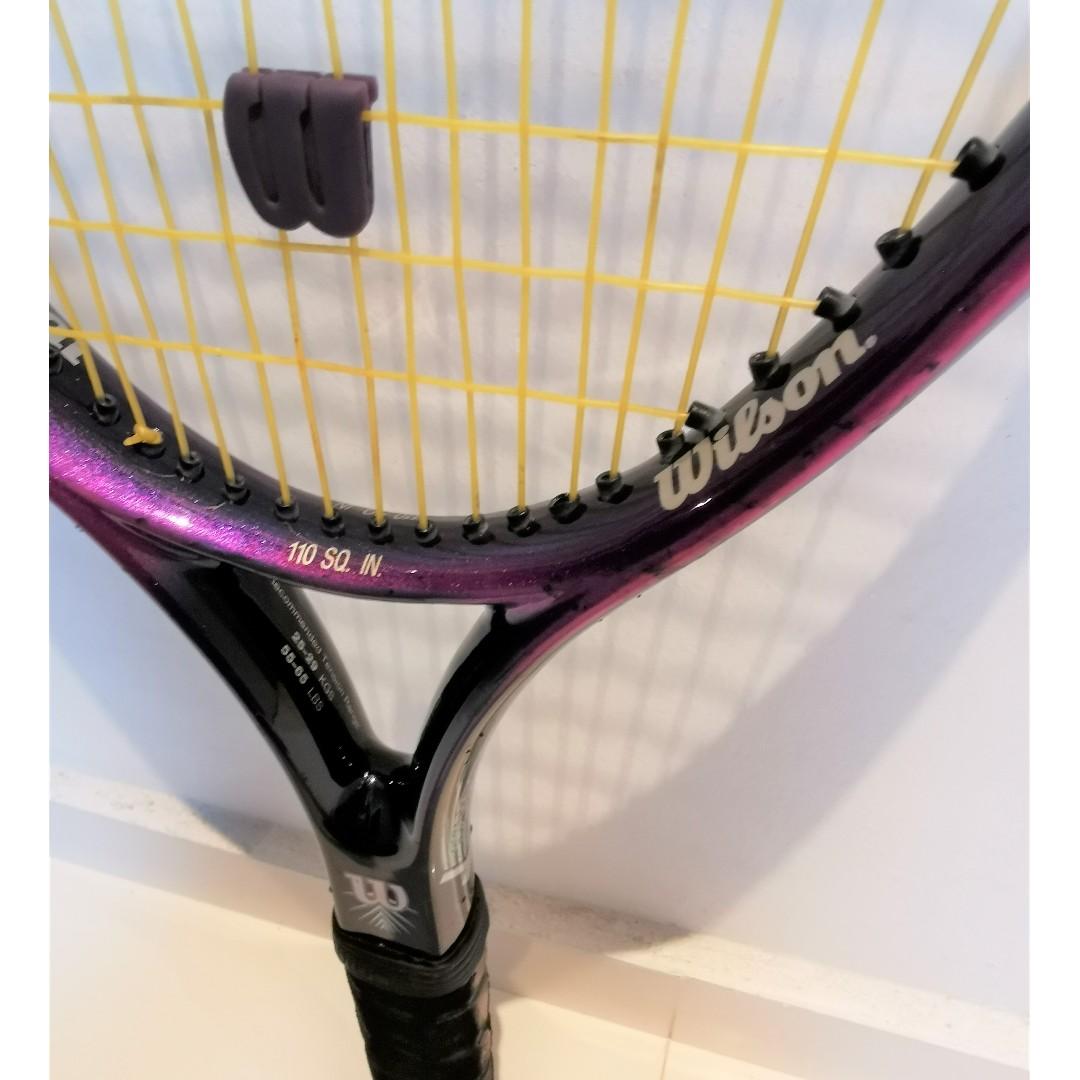 Wilson sledge Hammer 3.8 110 Oversize Tennis Racket with Cover, Sports ...