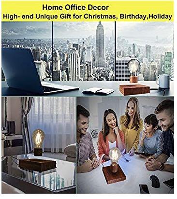 (B0003)Magnetic Levitating Floating Wireless LED Light Bulb, Furniture ...