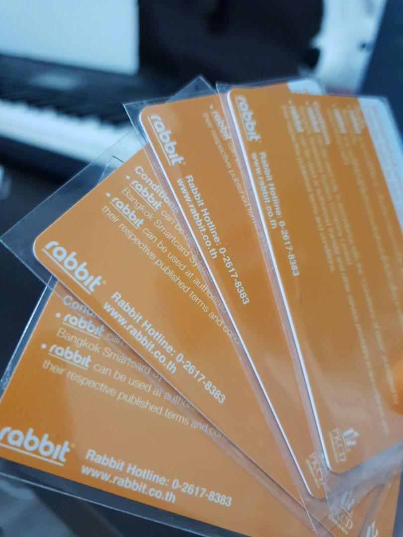 BTS Skytrain Rabbit card (Bangkok Thailand), Hobbies & Toys ...