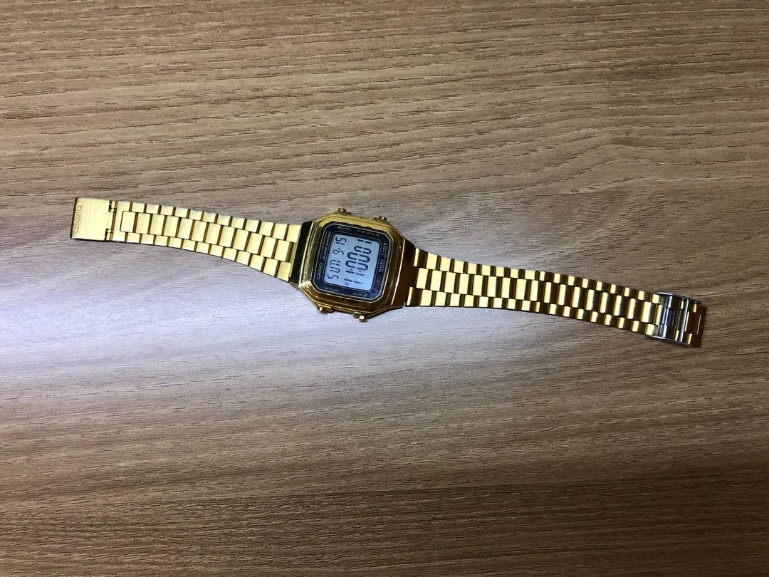 Casio Gold Digital Watch, Men's Fashion, Watches & Accessories, Watches ...