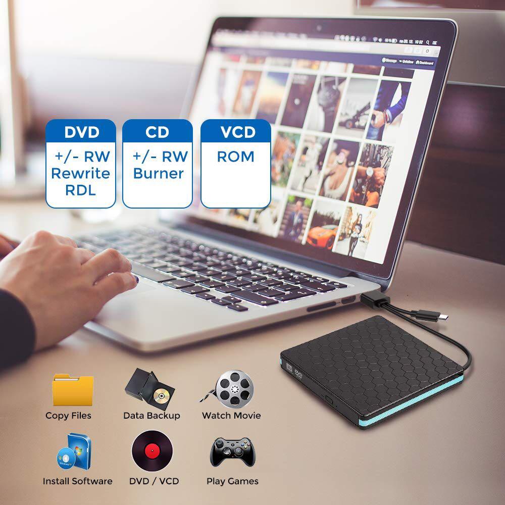 External Disc Reader Type C and USB 3.0 Interface, TV & Home Appliances ...