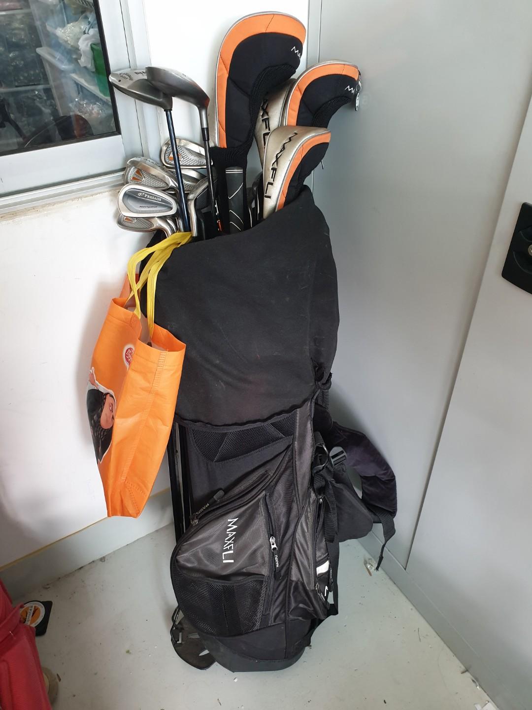 Full golf set. Golf bag, Total 15 pcs., Sports Equipment, Sports ...