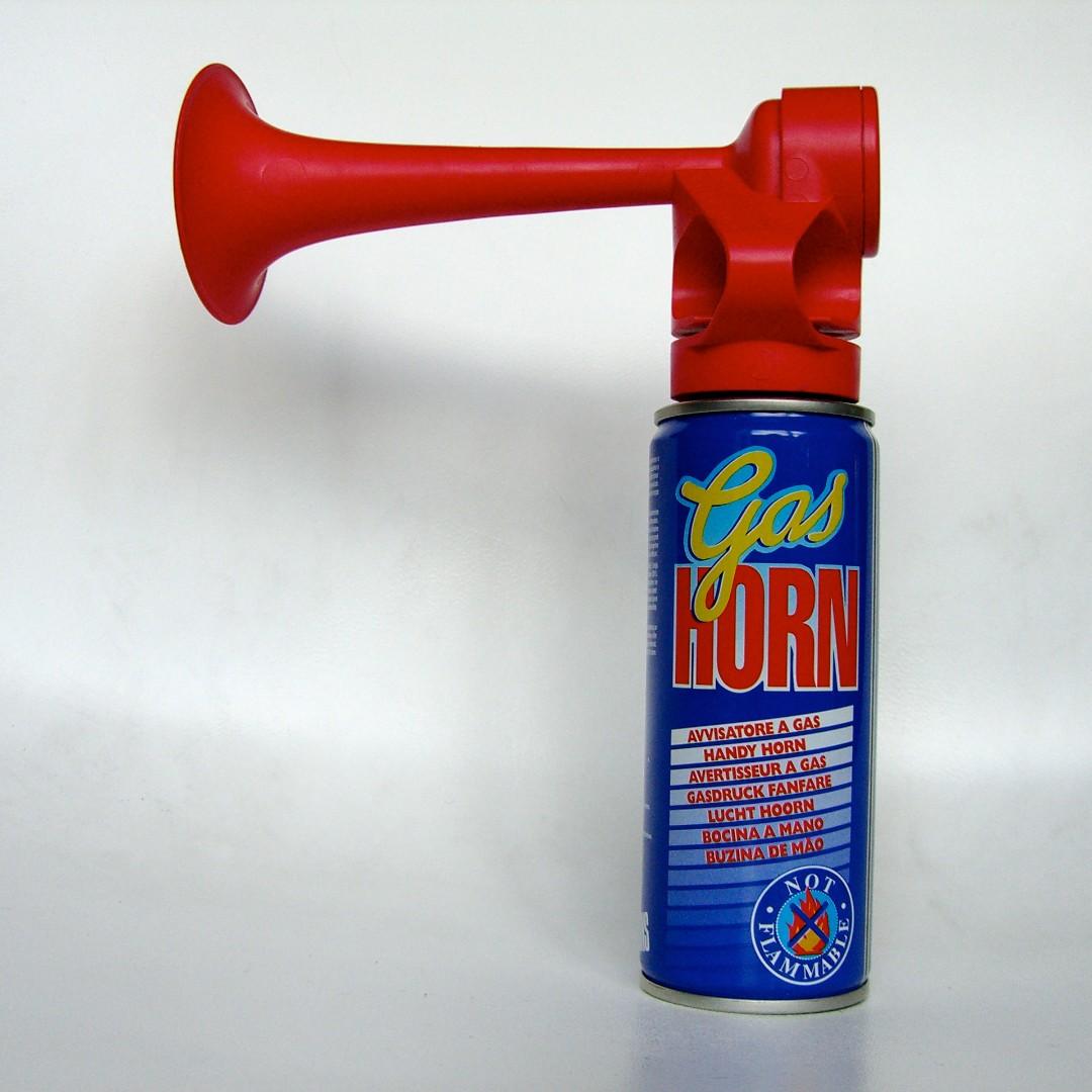 Gas Horn, Sports Equipment, Hiking & Camping on Carousell