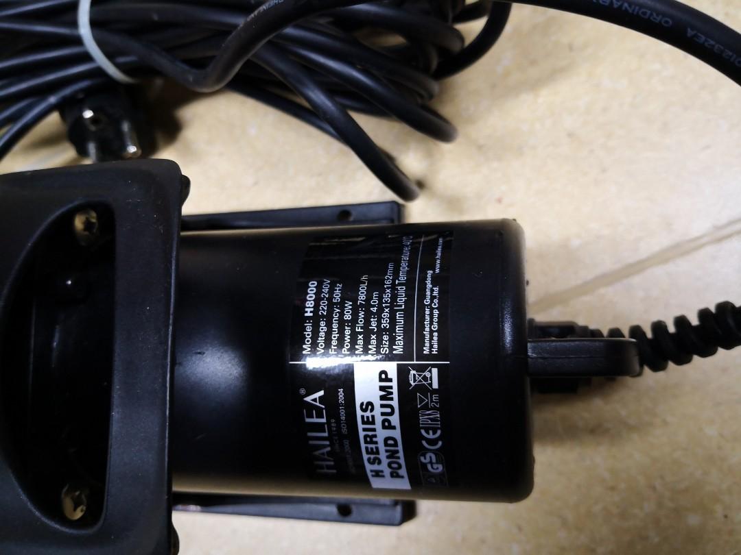 Hailea H8000 wet/dry pond pump, Everything Else on Carousell