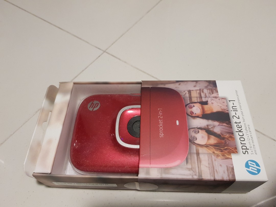 HP Sprocket 2 in 1 instant camera + mobile printer, Photography ...