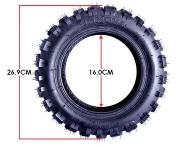 INNOVA 11 INCH OFF ROAD TYRE 90/65-6.5, Sports Equipment, Bicycles ...