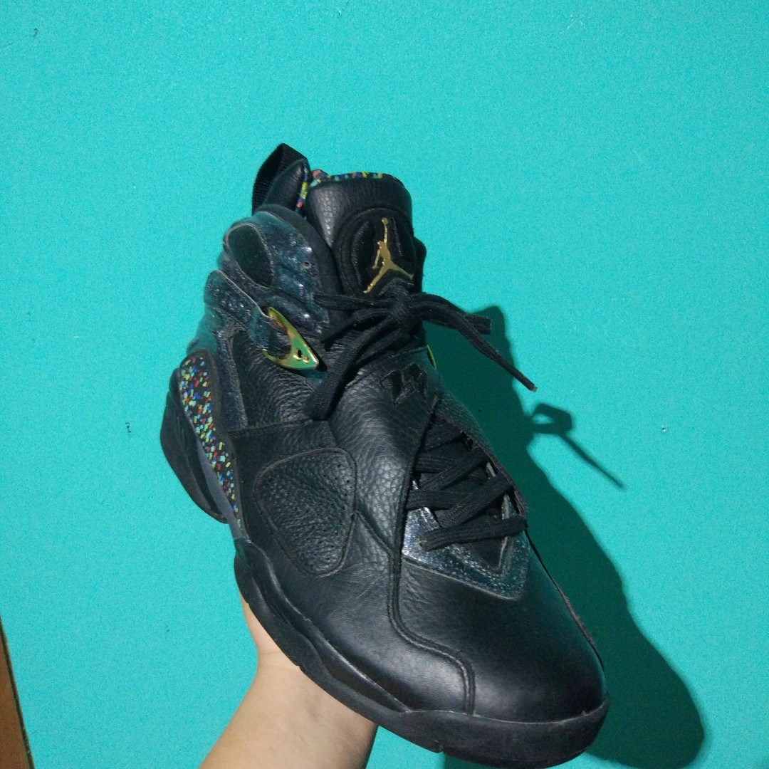 Jordan 8 Confetti, Men's Fashion, Footwear, Sneakers on Carousell