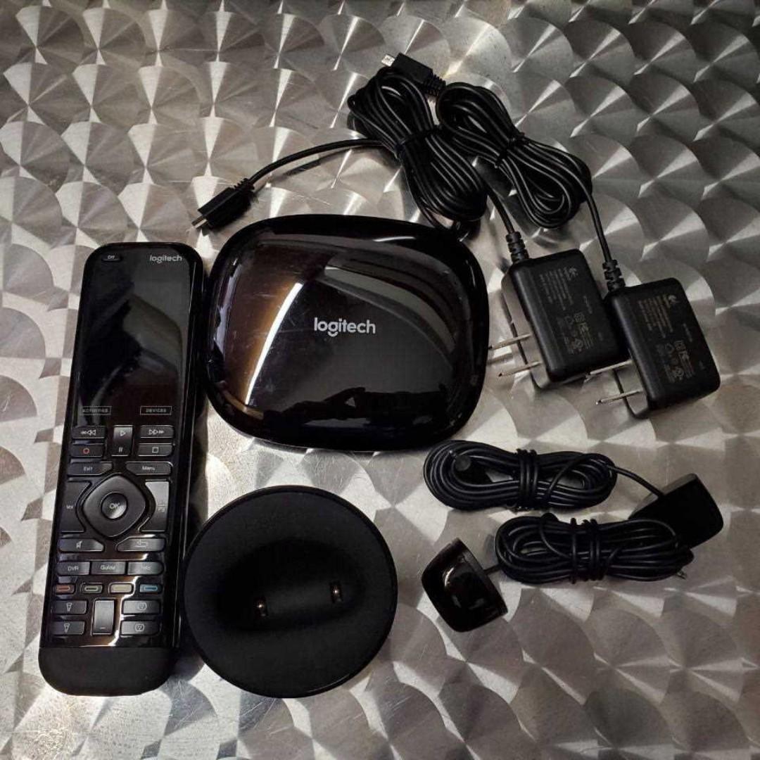 Logitech Harmony Elite + Hub 萬能遙控器, 電腦＆科技, 電腦周邊及配件, 電腦線、轉接線及轉換器 - Carousell