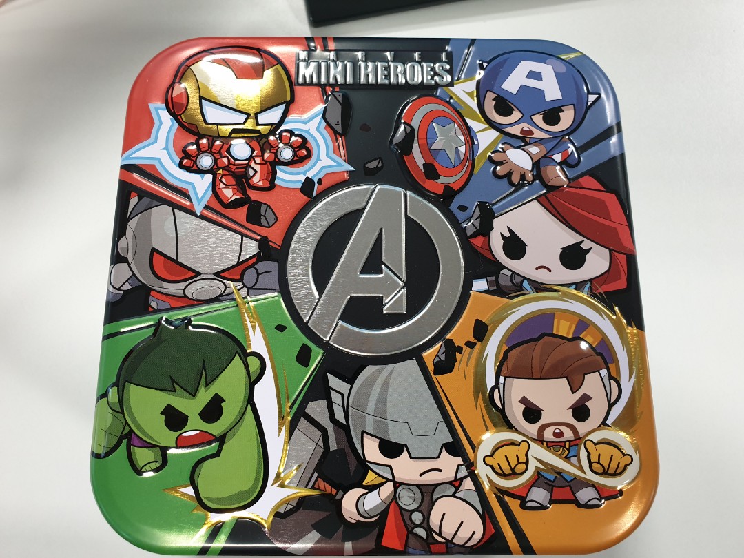 Marvel - mini marvel box. Marvel mini heros, Everything Else on Carousell