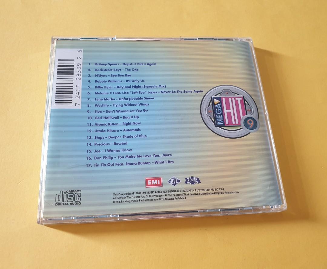 Mega Hit 9 CD + VCD - 17 Of Today's Biggest Hits In One Album!, Hobbies ...