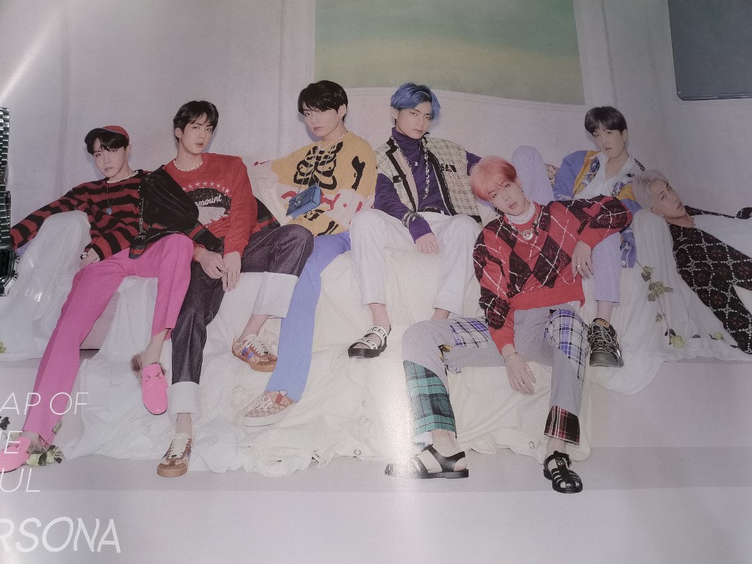 (Official) BTS Map of the Soul: Persona ver 4 poster(1st press ...