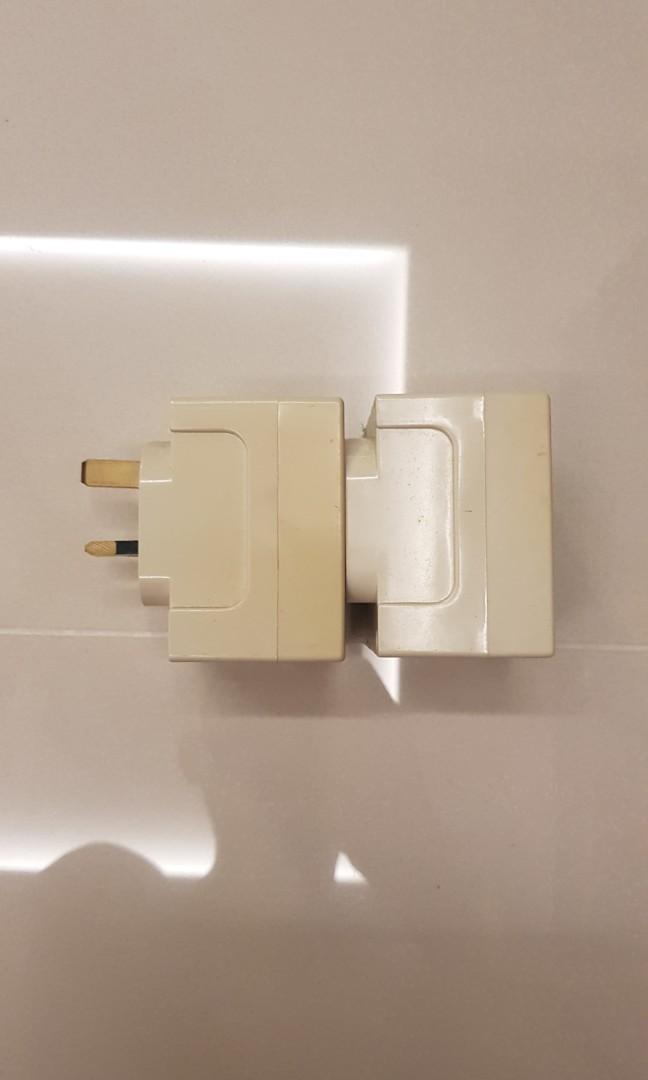 PowerPac 3 Way Multi 3 Pin Triple Adapter Plug, Everything Else on ...