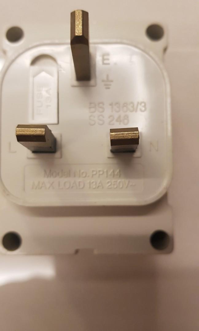 PowerPac 3 Way Multi 3 Pin Triple Adapter Plug, Everything Else on ...