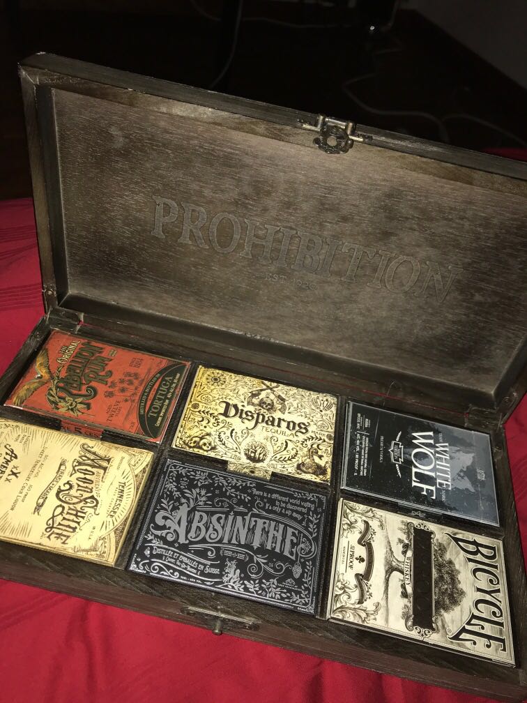 Prohibition Card Deck with box, Hobbies & Toys, Toys & Games on Carousell