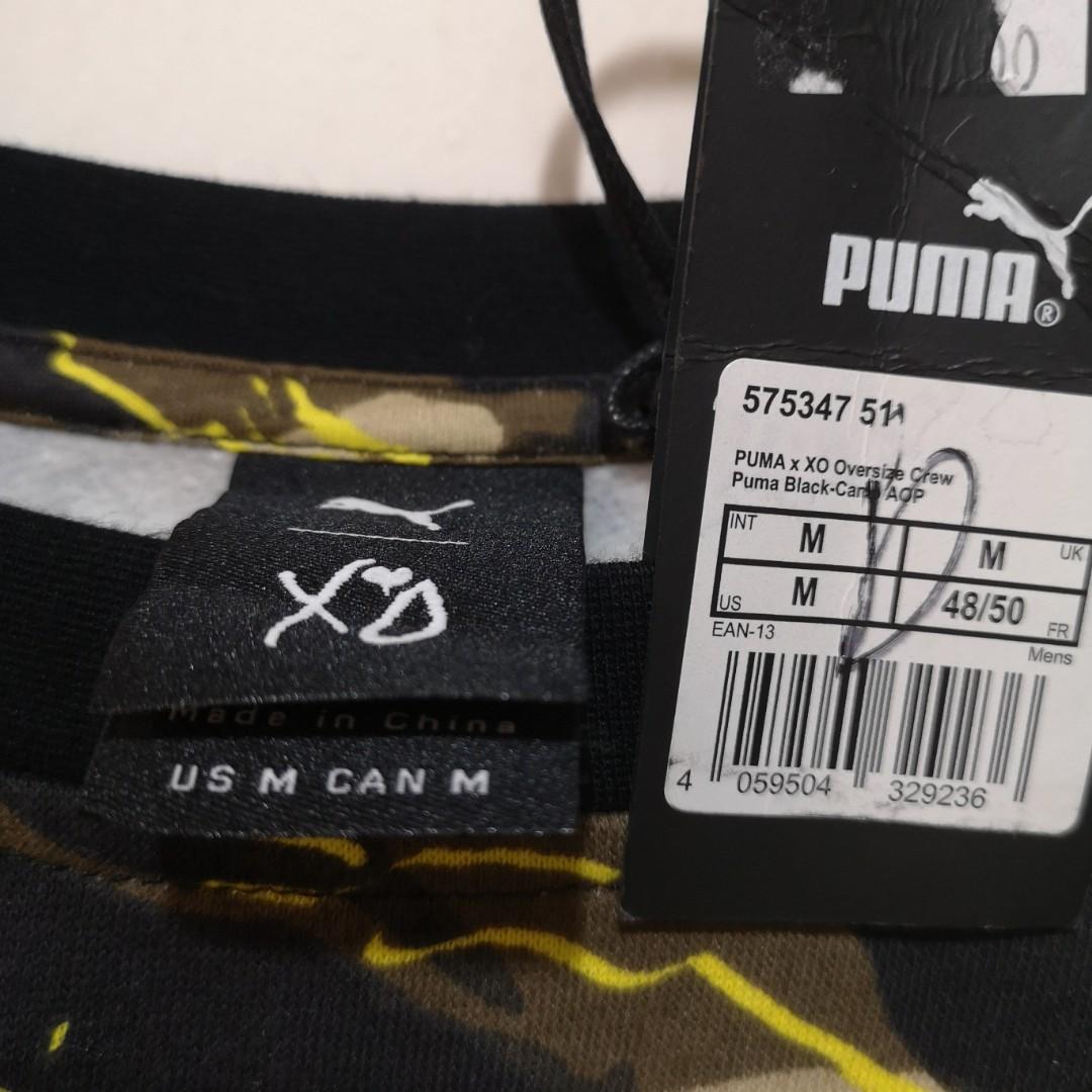 PUMA x XO THE WEEKND CAMO SWEATER, Men's Fashion, Tops & Sets, Hoodies ...