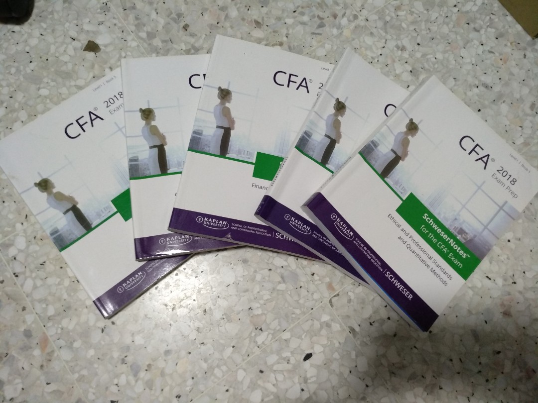 Schweser CFA L1 (2018 texts), Hobbies & Toys, Books & Magazines ...