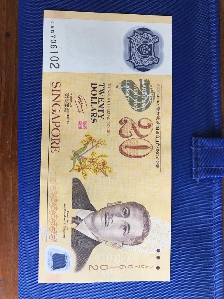 Singapore $20 Commemorative Note, Hobbies & Toys, Memorabilia ...