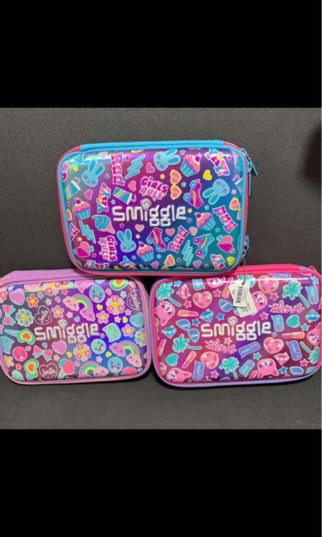 Smiggle Stylin Double Hardtop Pencil Case, Babies & Kids, Baby Nursery ...